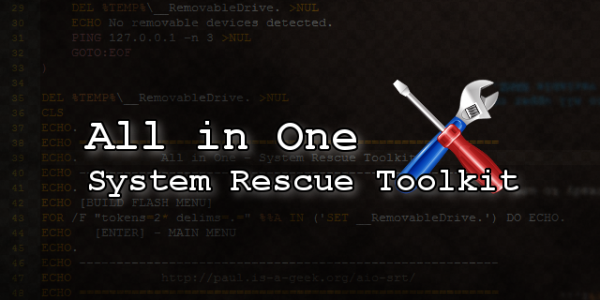 All in One – System Rescue Toolkit – Paul Bryan Vreeland